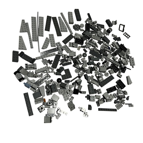Lego | Toys | Lego Random Assortment Of Gray Parts And Pieces Basic And ...